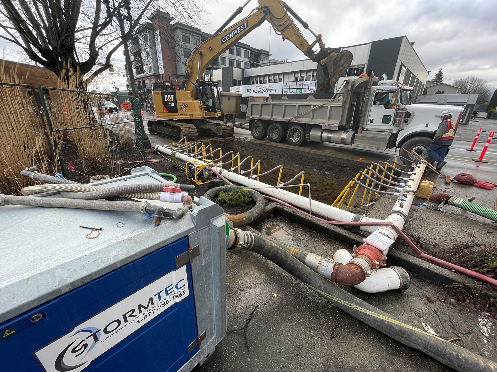 Construction Dewatering | Stormtec | Wellpoint | Deep Well | BC | Alberta